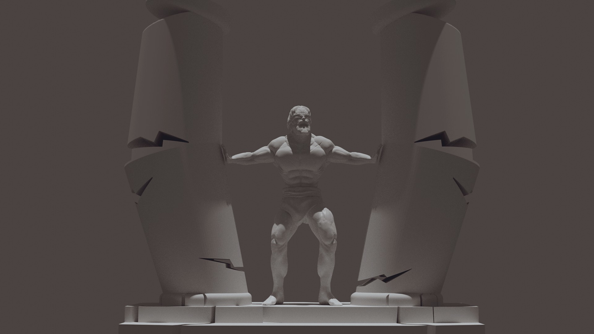STL file SAMSON 🏛️・3D printable model to download・Cults
